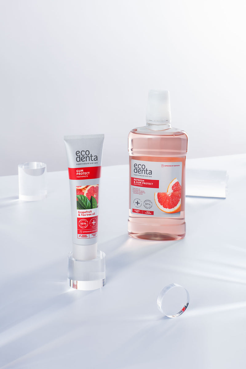 ECODENTA gaivus ir dantenas saugantis burnos skalavimo skystis 500 ml ...